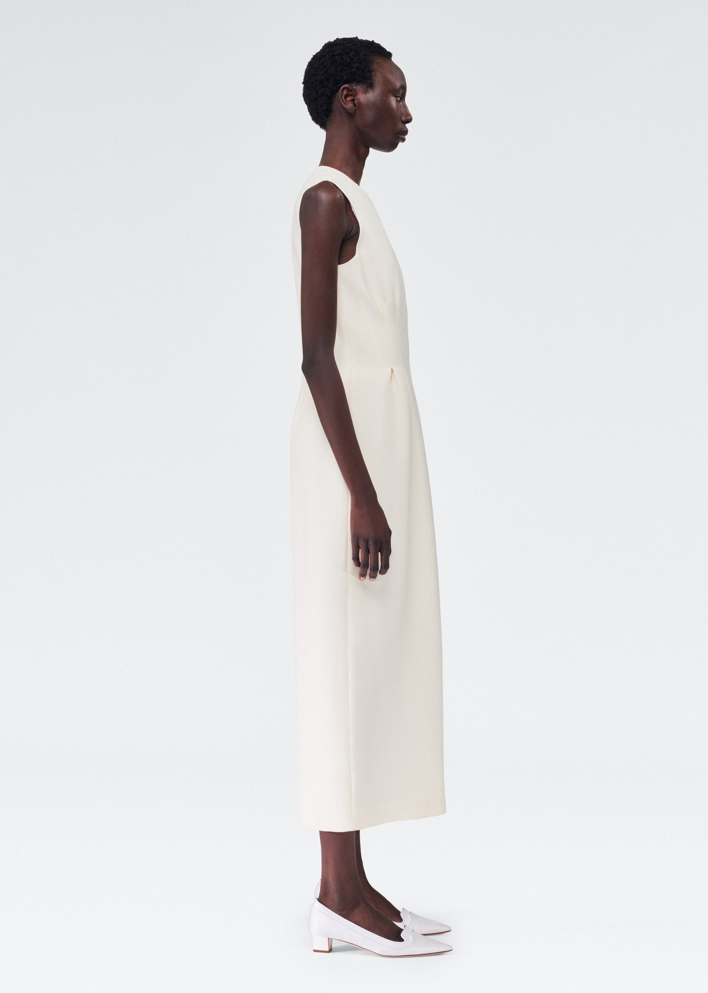 OPHELIA DRESS IN SILK WOOL | Adam Lippes